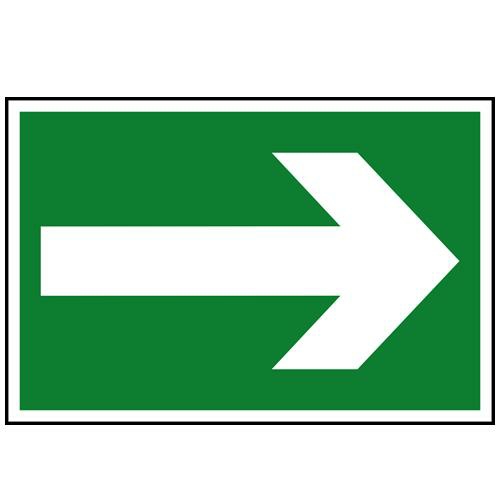Arrow Symbol Sign - PVC | ScaffoldingDirect
