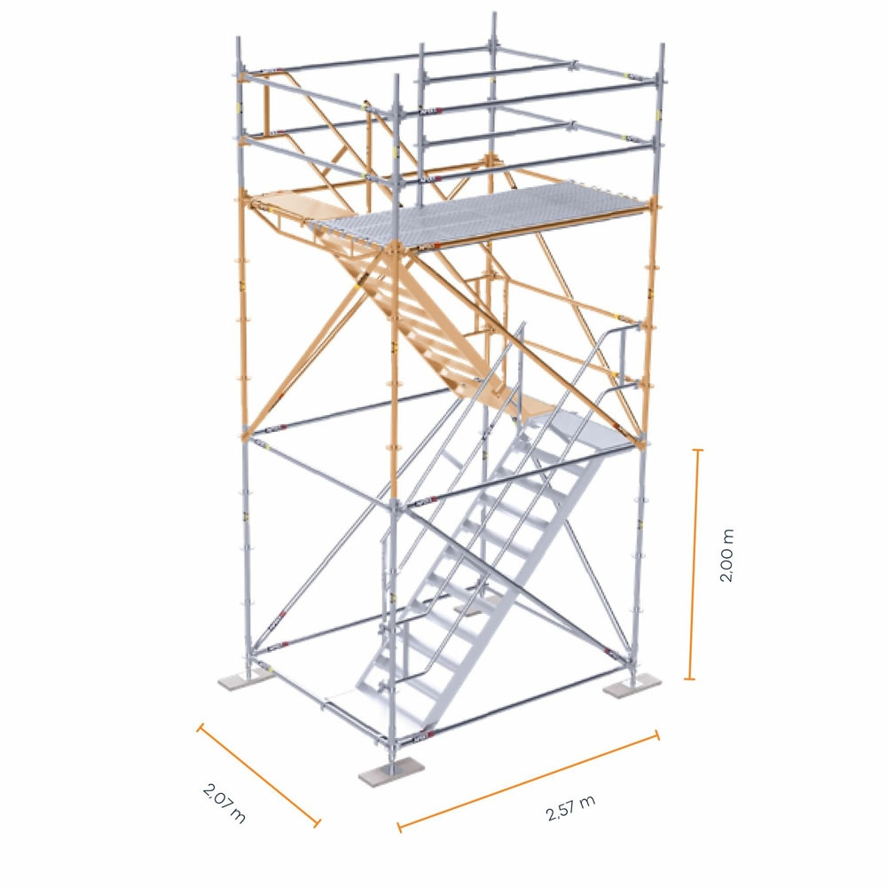 Ring System Staircase 2.07 x 2.57m Module