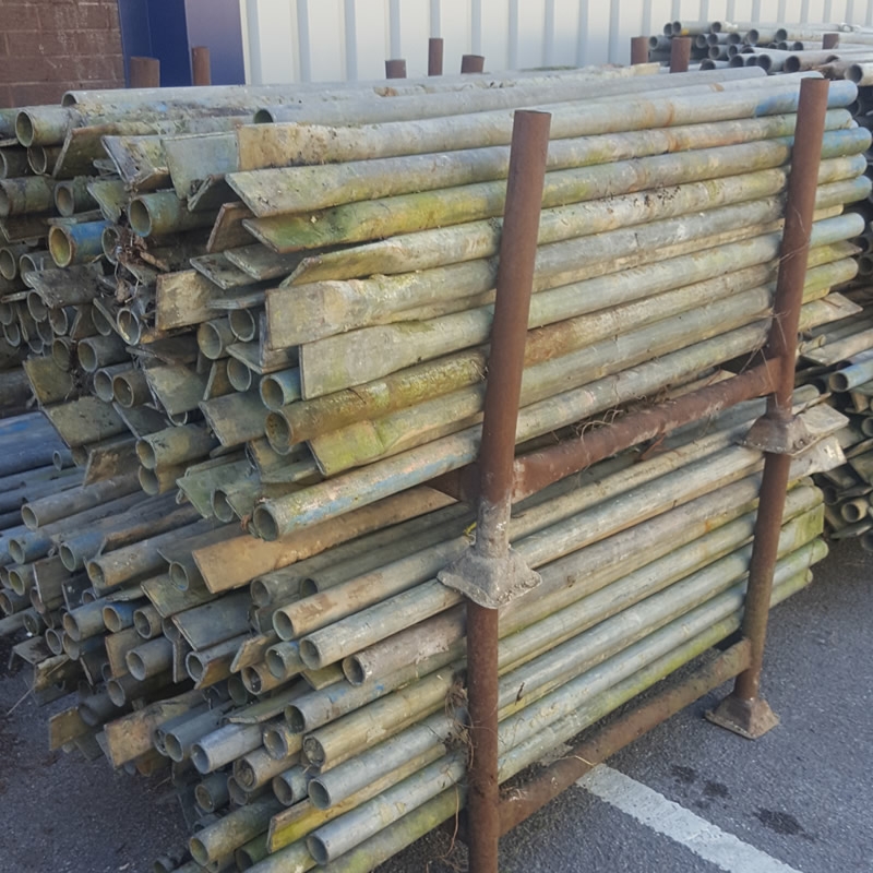 5ft Putlog End Tube - Used Galvanised