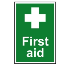 First Aid Box / First Aid Sign - PVC | ScaffoldingDirect