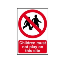 No Entry Sign - RPVC 200x300mm by ScaffoldingDirect