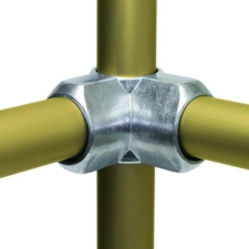 Aluminium Two Socket Cross (33.7mm) - Kee Lite (L26-6)