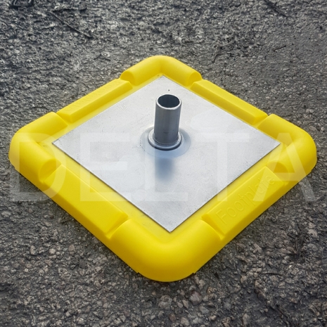 Spigot Base Plates - 150x150x2.5mm Self Colour