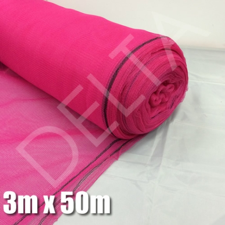 Pink 3m x 50m Debris Netting - 40GSM