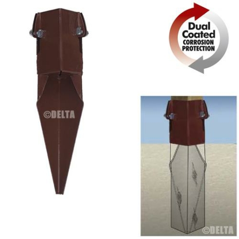 Metal Fence Post Repair Spike by Scaffolding Direct