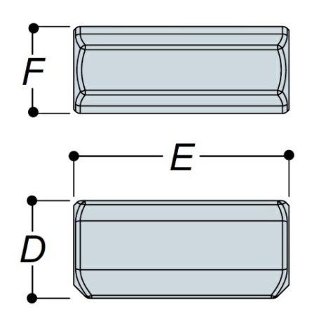 Aluminium External Sleeve Joint (33.7mm) - Kee Lite (L14-6)