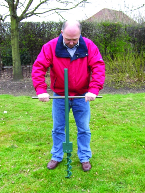 Spyrabase Hurricane Ground Anchor 900mm - 1300kg