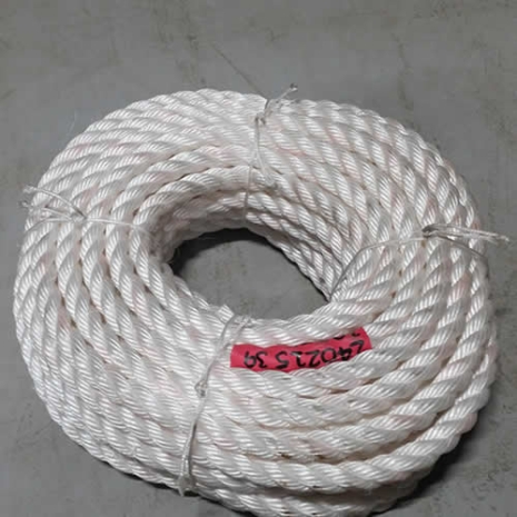 50m Coil of Scaffolding Rope, 18mm Polypropylene, Certificated