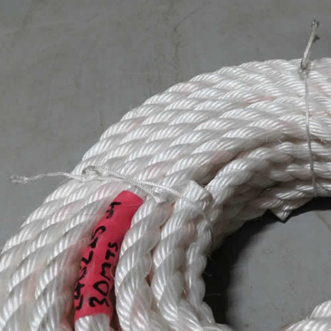50m Coil of Scaffolding Rope, 18mm Polypropylene, Certificated