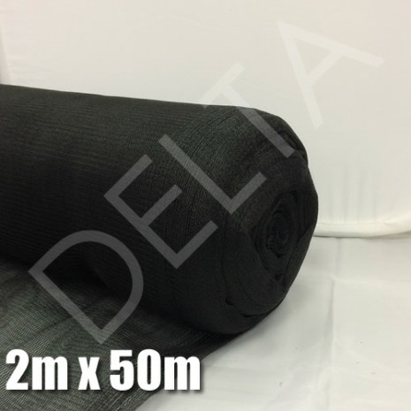 Black Garden Netting 50GSM 2 x 50m