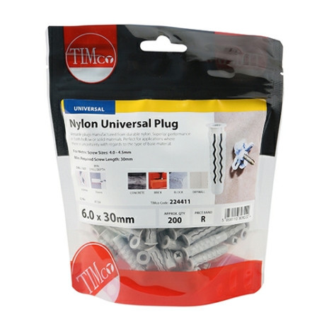 Nylon Universal Plug - All Sizes
