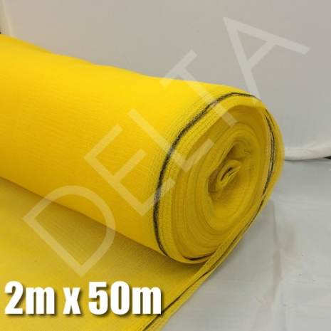 Yellow Debris Netting 2m x 50m - 80GSM